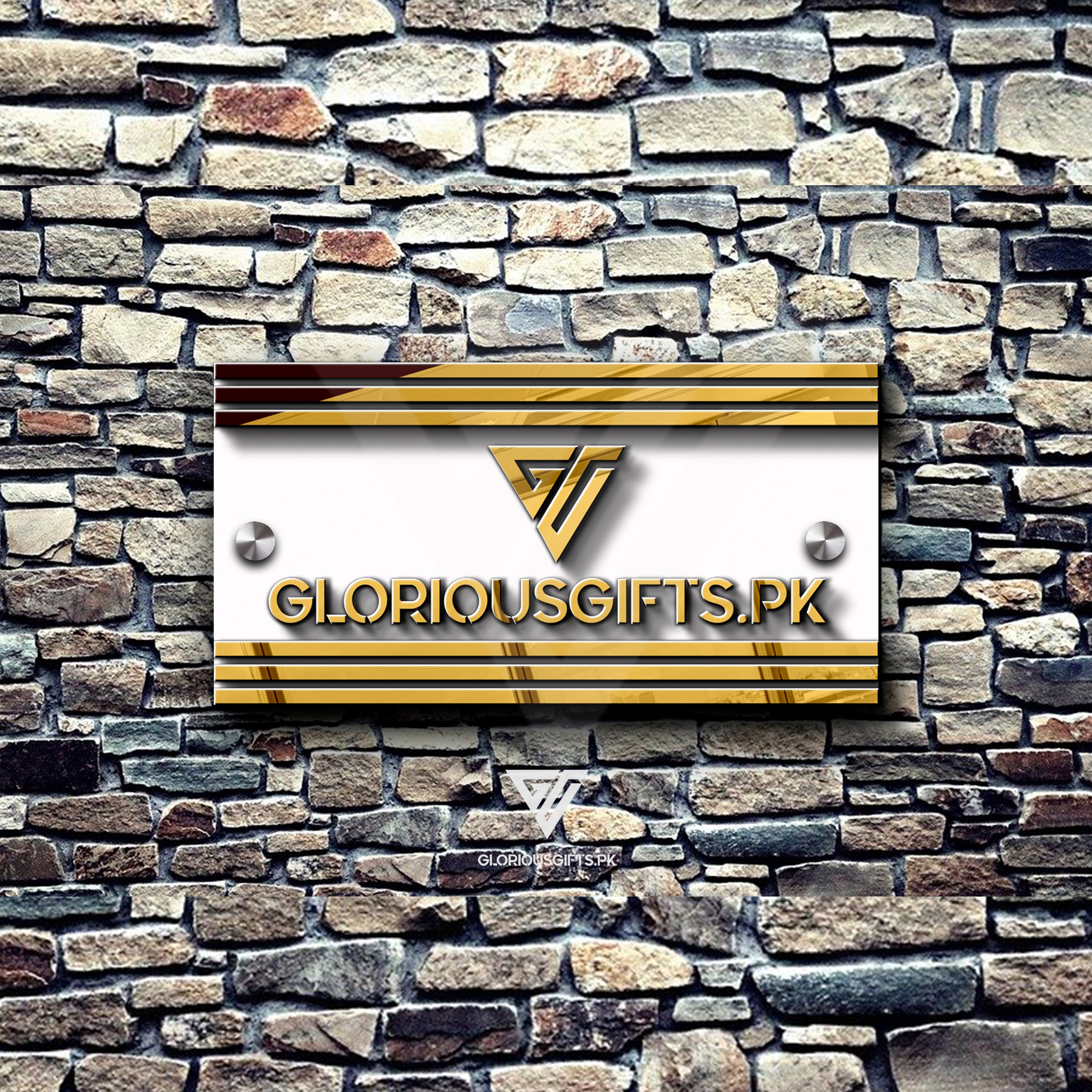 Personalized House Name Plate GN006 – GloriousGifts.Pk | Pakistan's 1 ...