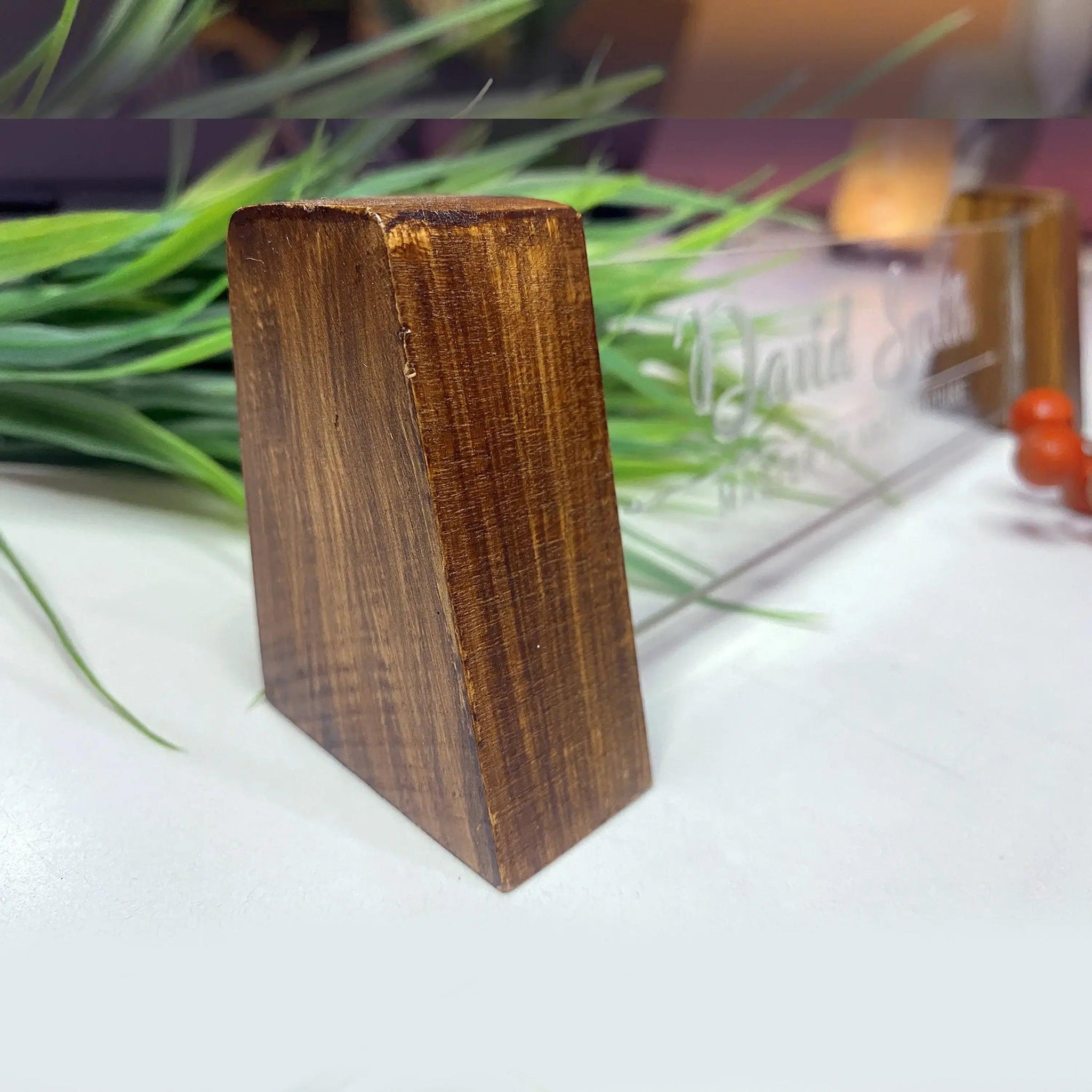 Desk Plate Acrylic Triangle Shape Brown Color GT002 – GloriousGifts.Pk ...