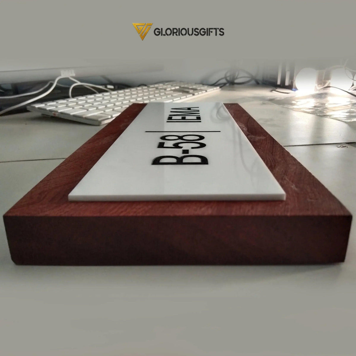 Acrylic + Wooden Door Name Plate GD006 – GloriousGifts.Pk | Pakistan's ...