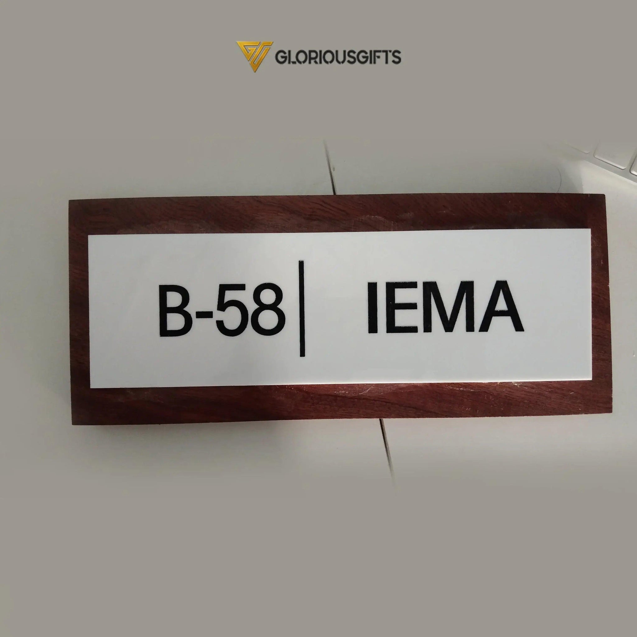 Acrylic + Wooden Door Name Plate GD006 – GloriousGifts.Pk | Pakistan's ...