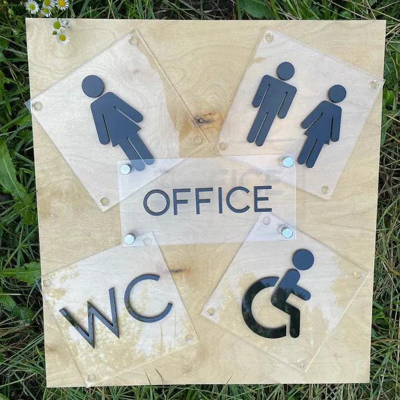 Customized 3D Acrylic Door Name Plates GD004 – GloriousGifts.Pk ...