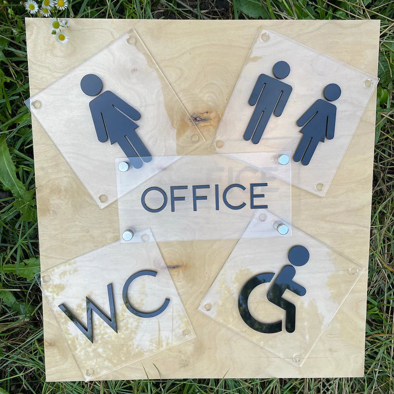 Customized 3D Acrylic Door Name Plates GD004 – GloriousGifts.Pk ...