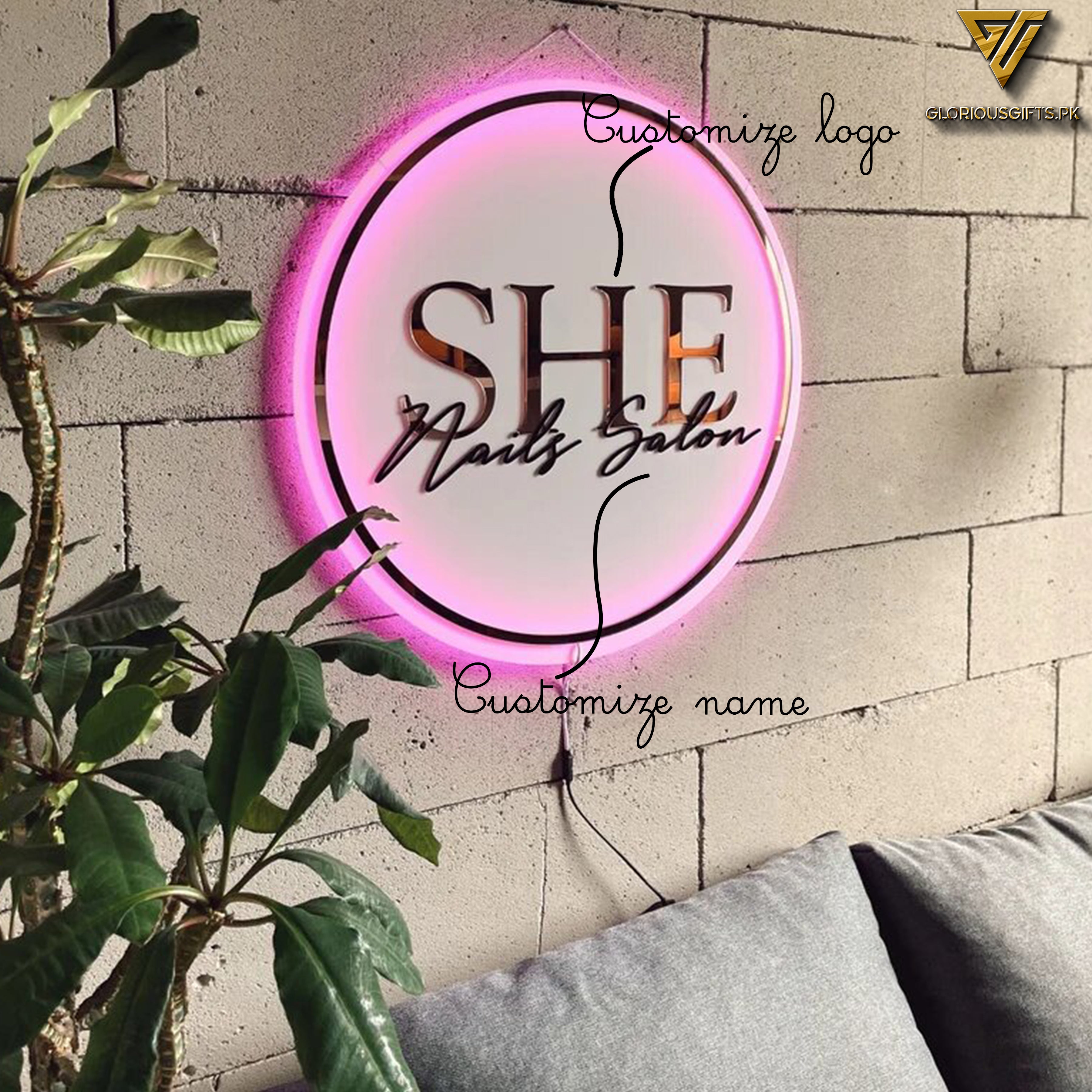 Custome Clear (Transparent) Acrylic 2d Letters Signage GS010 ...