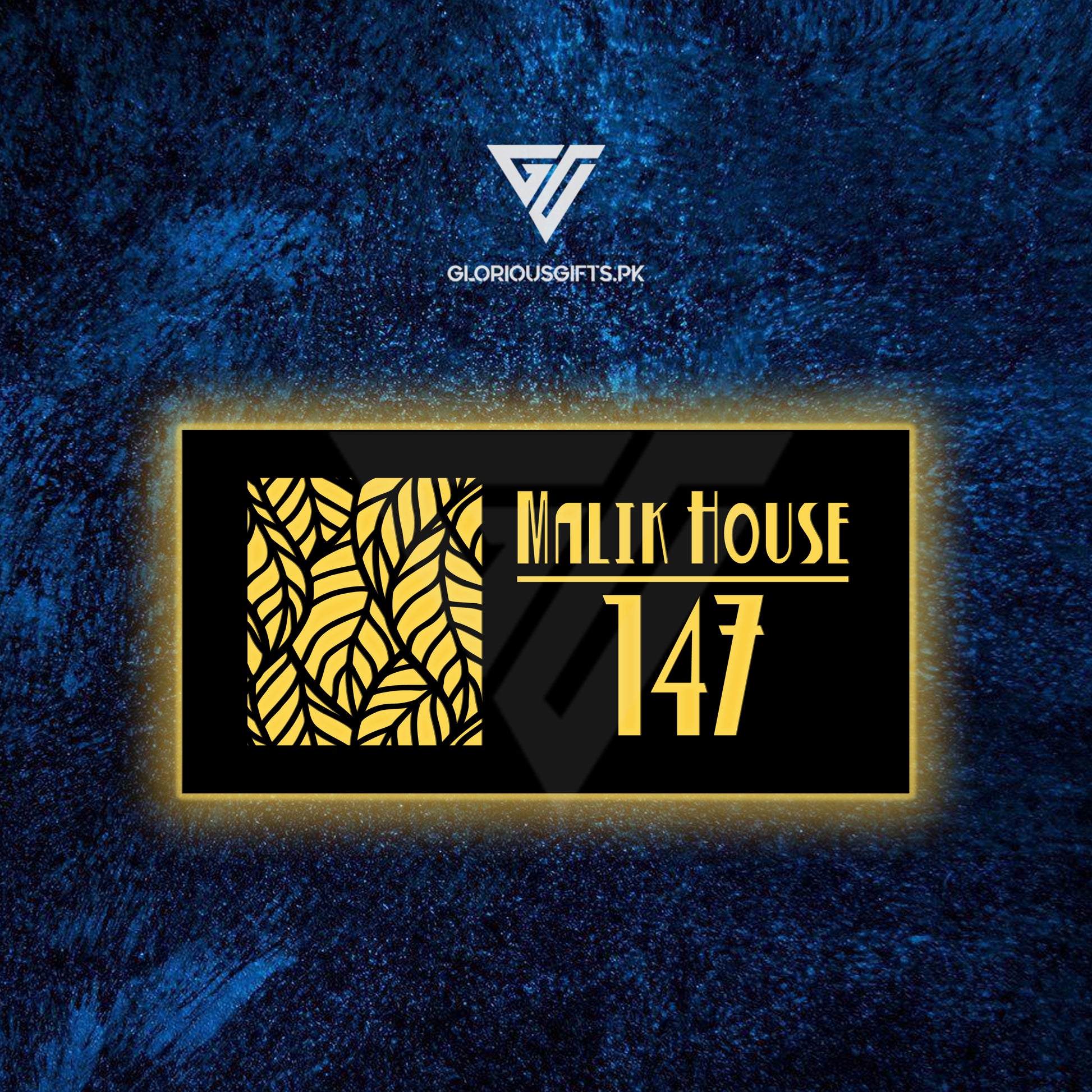 Personalized LED Laser Cut Acrylic Name Plate GN025 – GloriousGifts.Pk ...